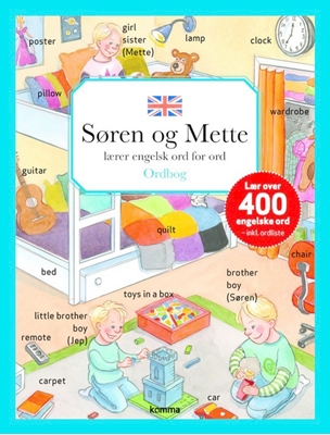 Søren og Mette lærer engelsk ord for ord - Ordbog (Hardback)