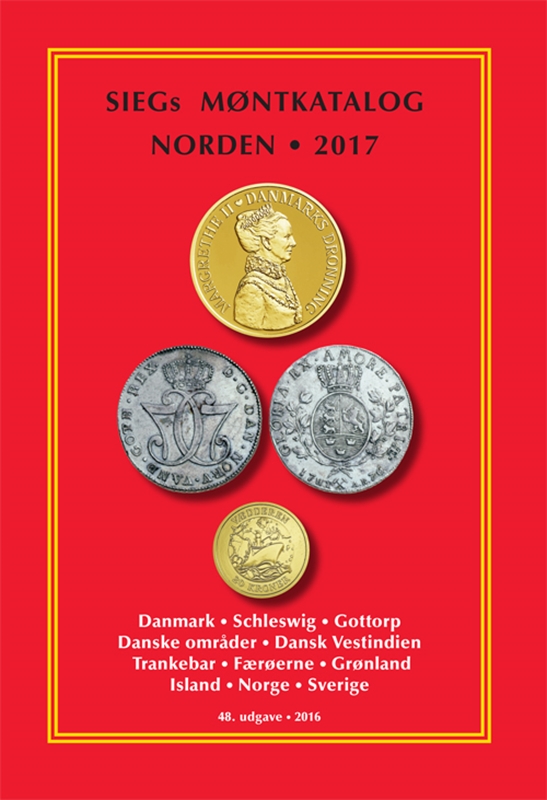 SIEGs Møntkatalog Norden. 2017 af Jan Bendix (Hardback)