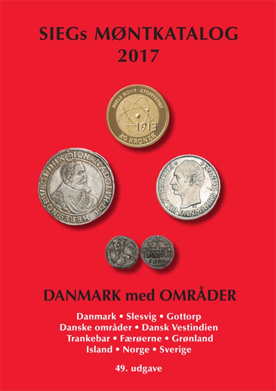 SIEGs Møntkatalog Danmark med områder. 2017 af Jan Bendix (Paperback)
