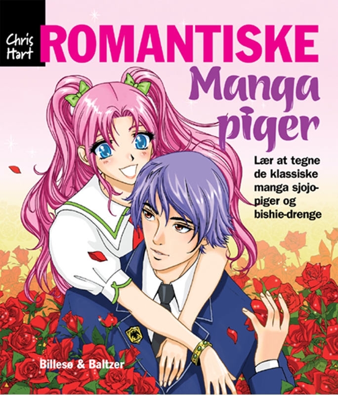 Lær at tegne Romantiske Manga-piger af Christopher Hart (Hæftet)