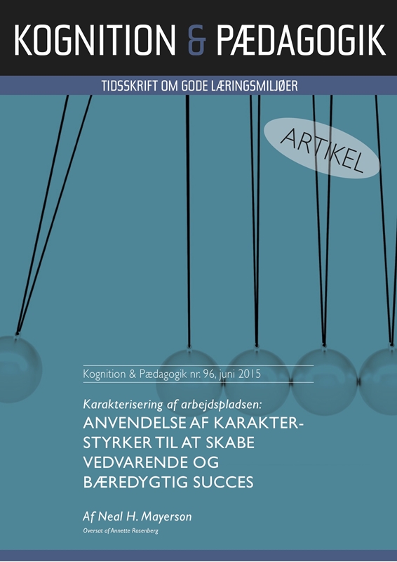 Karakterisering af arbejdspladsen: Anvendelse af karakterstyrker til at ...