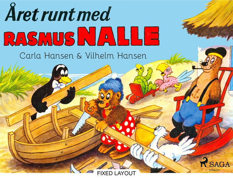 Året runt med Rasmus Nalle af Vilhelm Hansen, Carla Hansen