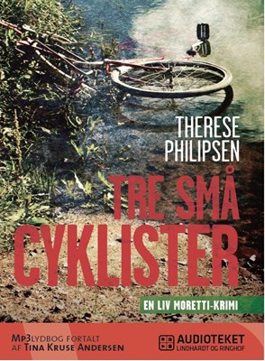 Tre små cyklister af Therese Philipsen