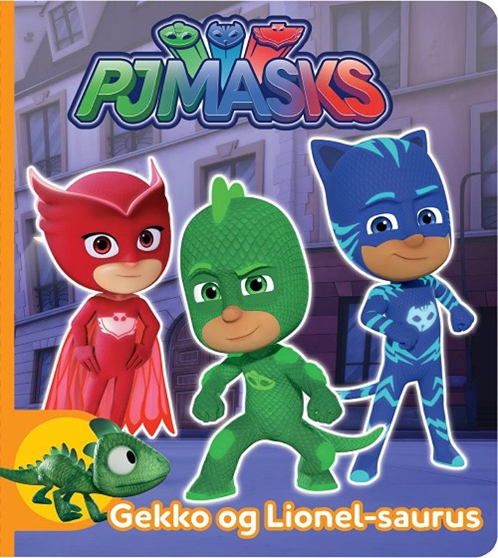 PJ Masks Gekko og Lionel-saurus af Karrusel Forlag