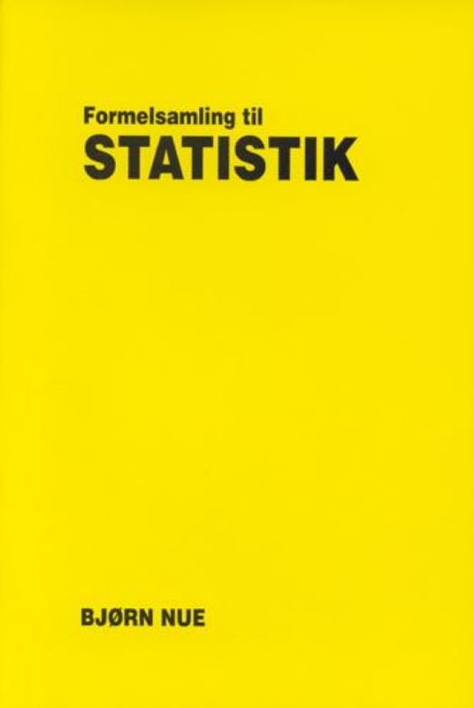 Formelsamling til Statistik af Bjørn Nue (Paperback)