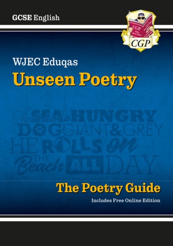 GCSE English WJEC Eduqas Unseen Poetry Guide includes Online Edition ...